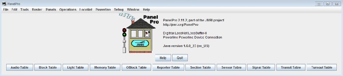 For this snapshot we show the Loconet Locobuffer II Interface. For X10 Powerline we use a CM11 ...